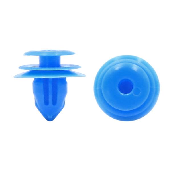 【本商品は海外出荷】お届けは通常20-30日を頂いております。サイズ：18 x 18mm;カラー：ブルー; 商品名：クリップ/リベット/ファスナー交換部品番号：エンジンスプラッシュガードリベット留め具クリップの下; メーカー型番：プラスチッ...