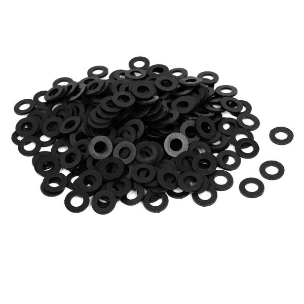 【本商品は海外出荷】お届けは通常20-30日を頂いております。商品名: フラットワッシャー; 材質：ナイロン重さ：91g; 包装内容: フラットワッシャー 400個入り厚さ：1.4mm ; 内径：8mm外径：16mm; 標準：M8カラー：ブラック