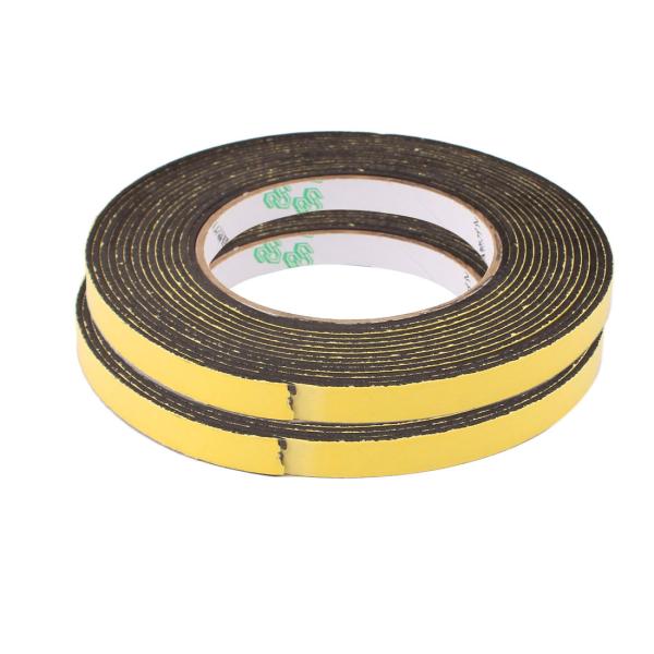 【本商品は海外出荷】お届けは通常20-30日を頂いております。; 素材：スポンジ正味重量：36g; パッケージの内容：2 x スポンジテープ主なカラー：ブラック、イエロー； テープ幅：10mm；テープの厚さ：2mm; テープの長さ：5m製品...