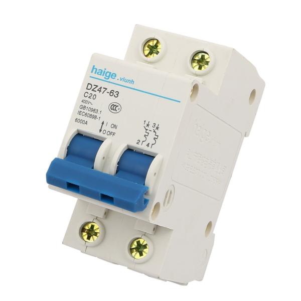 【本商品は海外出荷】お届けは通常20-30日を頂いております。;材質：プラスチック、電気部品正味重量：170g;パッケージ内容：サーキットブレーカ1個入りモデル：DZ47-63 C20;メインカラー：グレー寸法：76x35x78mm（L *...