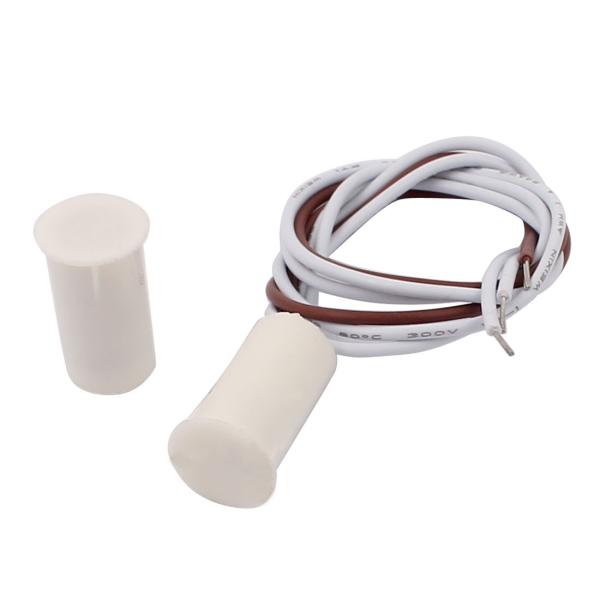 【本商品は海外出荷】お届けは通常20-30日を頂いております。正味重量：10g; パッケージ内容：ドア磁気リードスイッチ1セット入りサイズ：11×18mm（D×H）; 製品名：ドア磁気リードスイッチカラー：ホワイト; 材質：プラスチック、金...