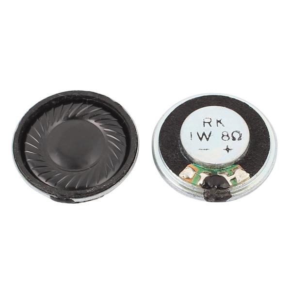 【本商品は海外出荷】お届けは通常20-30日を頂いております。; 材質：メタル、プラスチック; 正味重量：9g包装内容:マグネットスピーカー 2個入り;メインカラー：シルバートーン; 商品名：マグネットスピーカー電力：1W; 抵抗：8 Oh...