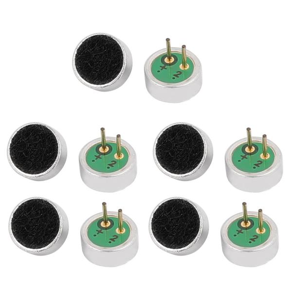 【本商品は海外出荷】お届けは通常20-30日を頂いております。商品名：エレクトレットマイク;直径： 6mm感度：30-44dB;厚さ：2.7mm端子長：3mm；端子ピッチ：1.5mmカラー：シルバートーン;正味重量： 3g包装内容:エレクト...