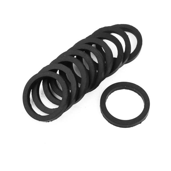 【本商品は海外出荷】お届けは通常20-30日を頂いております。 素材:ゴム重量:11g パッケージコンテンツ:10*フラットワッシャーカラー:ブラック 製品名:フラットワッシャー外径:27mm 厚さ:3mm内径:21mm
