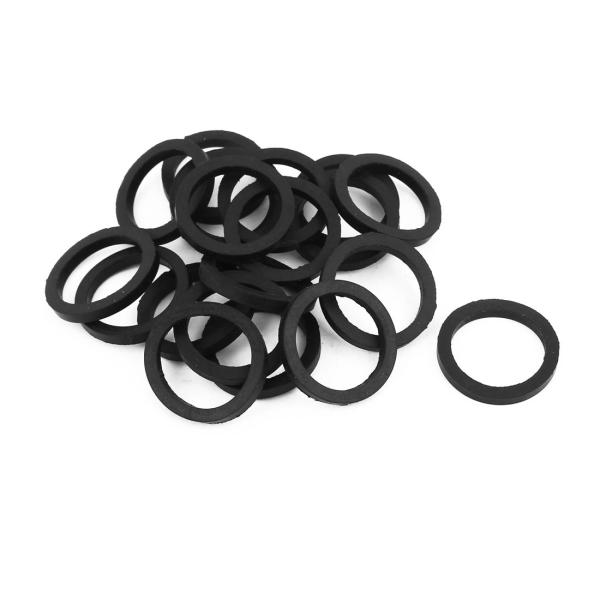 【本商品は海外出荷】お届けは通常20-30日を頂いております。 素材:ゴム重量:22g パッケージコンテンツ:20*フラットワッシャーカラー:ブラック 製品名:フラットワッシャー外径:27mm 厚さ:3mm内径:21mm
