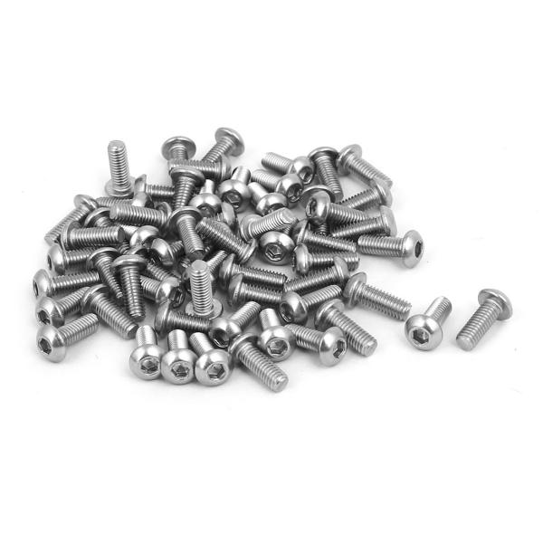 【本商品は海外出荷】お届けは通常20-30日を頂いております。パッケージ: 60xトラス頭ネジ　スレッドサイズ: M3 x 8mm タイプ:六角ソケットキャップヘッドヘッドスタイル:トラス頭　素材: 304ステンレス　品名：トラス頭ネジ重さ...