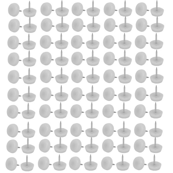 【本商品は海外出荷】お届けは通常20-30日を頂いております。純重量： 92g; パッケージ: 100x家具足ネイル品名：家具ネイル 素材：プラスチック メタル全サイズ: 16 x 17mm メーンカラー：ホワイトピンサイズ: 1 x 13...