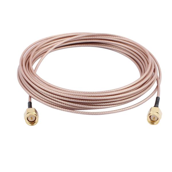 【本商品は海外出荷】お届けは通常20-30日を頂いております。製品名：RG178 SMAオス-オスケーブル;プラグタイプ：RG178 SMAオス-オス外部材質：プラスチック、合金;ケーブル長：5mカラー：ゴールドトーン正味重量：47gパッケ...