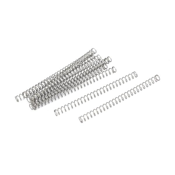 【本商品は海外出荷】お届けは通常20-30日を頂いております。製品名：圧縮スプリング; カラー：シルバートーンワイヤー直径：0.3mm; 外径： 3mm　材質：304ステンレス鋼; 重量：2gパッケージ内容：10個×圧縮スプリング　総長：4...