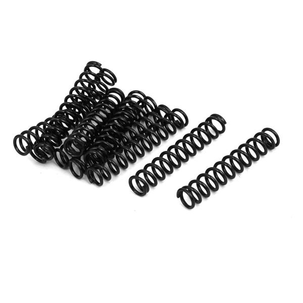 【本商品は海外出荷】お届けは通常20-30日を頂いております。製品名：圧縮スプリング；カラー：ブラック；ワイヤ径: 1.2mm；総高さ：45mm;外径：8mm;素材：スプリングスチール；重量：24g;パッケージの内容：10x圧縮スプリング