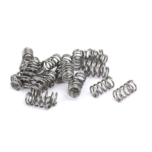 【本商品は海外出荷】お届けは通常20-30日を頂いております。重量: 20g; 商品内容: 20pcs x圧縮スプリング全長: 15mm; 商品名: 圧縮スプリングカラー: シルバートーン; ワイヤー幅: 1mm外径: 8mm材質: 304...