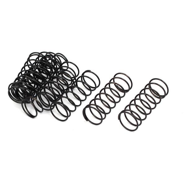 【本商品は海外出荷】お届けは通常20-30日を頂いております。製品名：圧縮スプリング; カラー：ブラックワイヤー直径：1.2mm; 外径： 18mm材質：スプリングスチール; 重さ： 39gパッケージ内容：圧縮スプリング10個入り総自由長：...