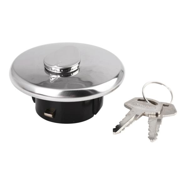 【本商品は海外出荷】お届けは通常20-30日を頂いております。製品名： オートバイ燃料タンクキャップ; 材質： 金属パッケージコンテンツ： 1 x オートバイ燃料タンクキャップ, 2 x キー; シェルの色： ブラック,シルバートーン寸法：...