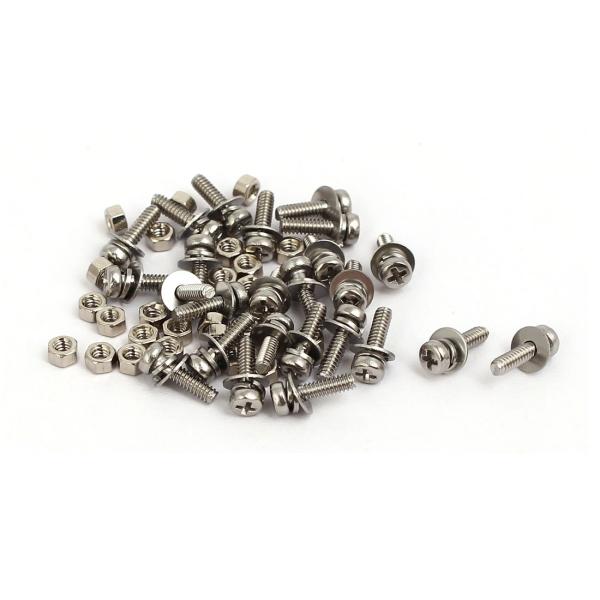 【本商品は海外出荷】お届けは通常20-30日を頂いております。スレッドピッチ: 0.35mm; 十字穴ドライブサイズ: 1.5mm; ネジスレッドの直径: M1.6全長: 7mm;アンダーヘッドの長さ: 6mm; ナットサイズ: M1.6ド...