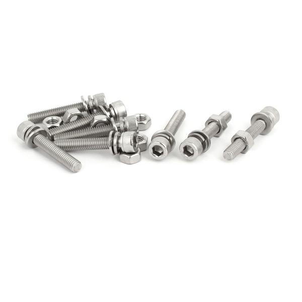 【本商品は海外出荷】お届けは通常20-30日を頂いております。全長: 41mm; 六角ソケットの幅: 5mm; アンダーヘッド長さ: 35mmナットサイズ: M6; ねじ径: M6; ドライブタイプ：六角ソケットキャップヘッドヘッドスタイル...