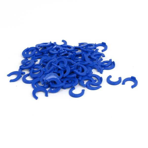 【本商品は海外出荷】お届けは通常20-30日を頂いております。商品名: ロッキングクリップ; パッケージの内容: 100(+/-2%) x ロッキングクリップ材質：プラスチック色：ブルー重量: 6gサイズ: 0.6cm