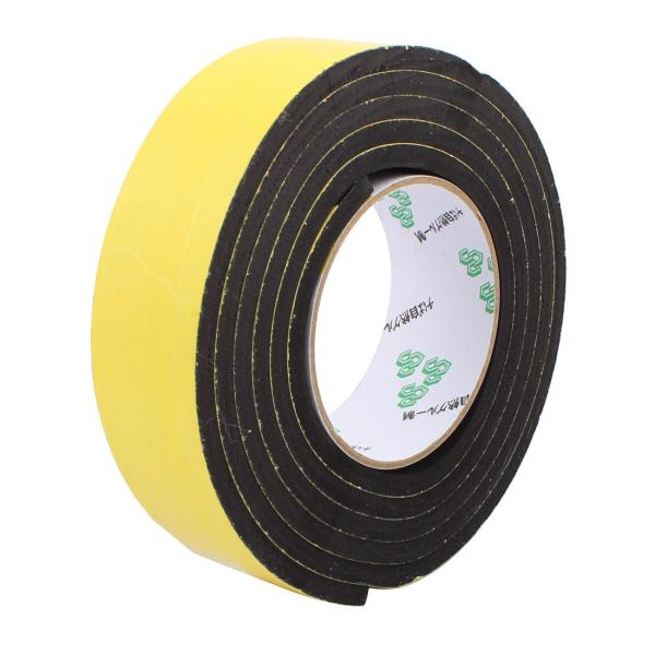 【本商品は海外出荷】お届けは通常20-30日を頂いております。生産：中　材料：スポンジ重量: 79g; パッケージ: 1x スポンジテープメインカラー：ブラック、イエロー　 幅：40mm厚さ: 6mm　長さ：2m製品名：スポンジテープ