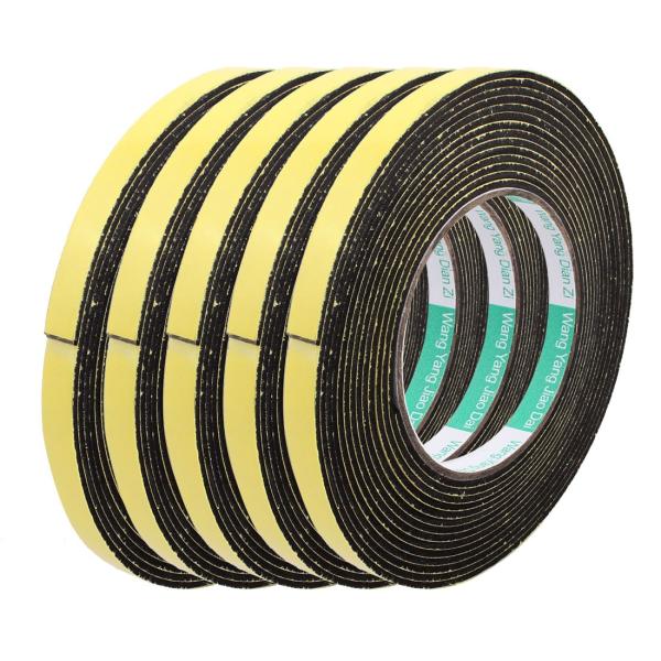 【本商品は海外出荷】お届けは通常20-30日を頂いております。生産：中　材料：スポンジ重量: 101g; パッケージ: 5x スポンジテープメインカラー：ブラック、イエロー　 幅：10mm厚さ: 2mm　長さ：5m製品名：スポンジテープ