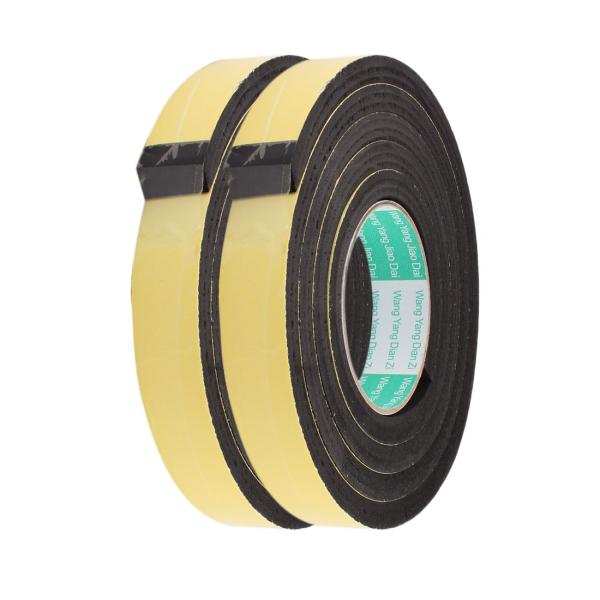 【本商品は海外出荷】お届けは通常20-30日を頂いております。生産：中　材料：スポンジ重量: 120g; パッケージ: 2x スポンジテープメインカラー：ブラック、イエロー　　幅：25mm厚さ：10mm　長さ：2m製品名：スポンジテープ