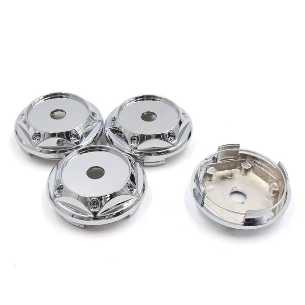 【本商品は海外出荷】お届けは通常20-30日を頂いております。穴径: 12mm; 製品名: ホイールセンターハブキャップ材質: プラスチック; パッケージコンテンツ: 4 x ホイールセンターハブキャップシェルの色: 銀色調寸法: 66 x...