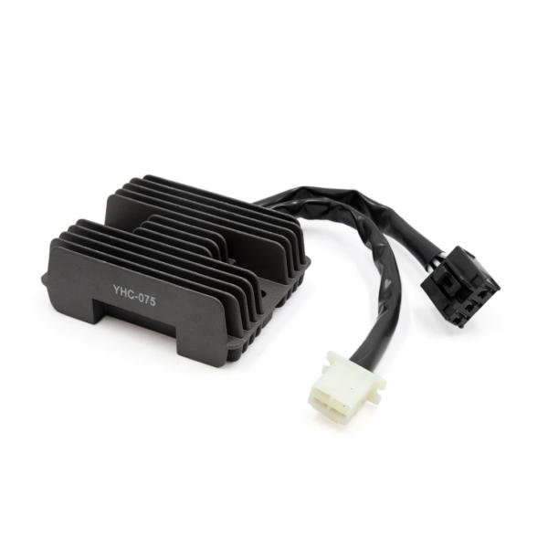 【本商品は海外出荷】お届けは通常20-30日を頂いております。製品名：レギュレータ整流器; 素材：メタルパッケージの内容：1 xレギュレータ整流器; シェルカラー：ブラック寸法：100 x 87 x 36mm(L*W*T)；対応車種：CF ...