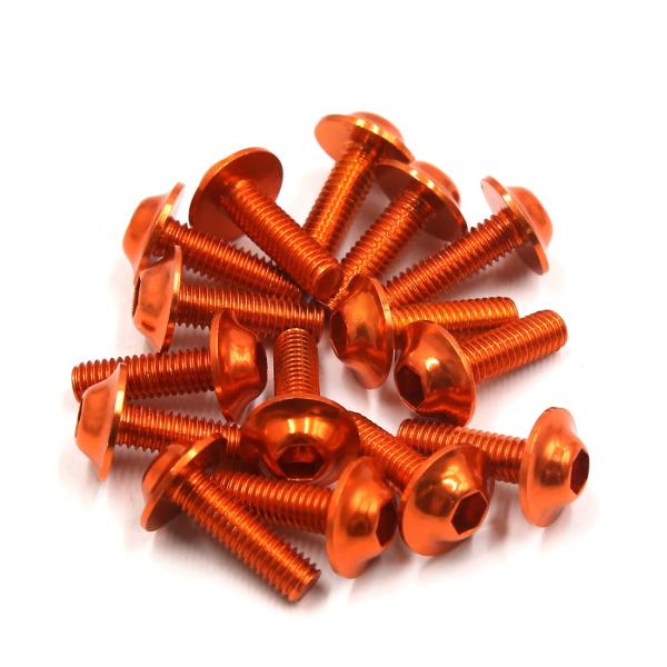 【本商品は海外出荷】お届けは通常20-30日を頂いております。製品名： オートバイボルトスクリュー; 材質： 金属パッケージコンテンツ： 15 x オートバイボルトスクリュー; シェルの色： オレンジ寸法： 24 x 15mm (L*Max...