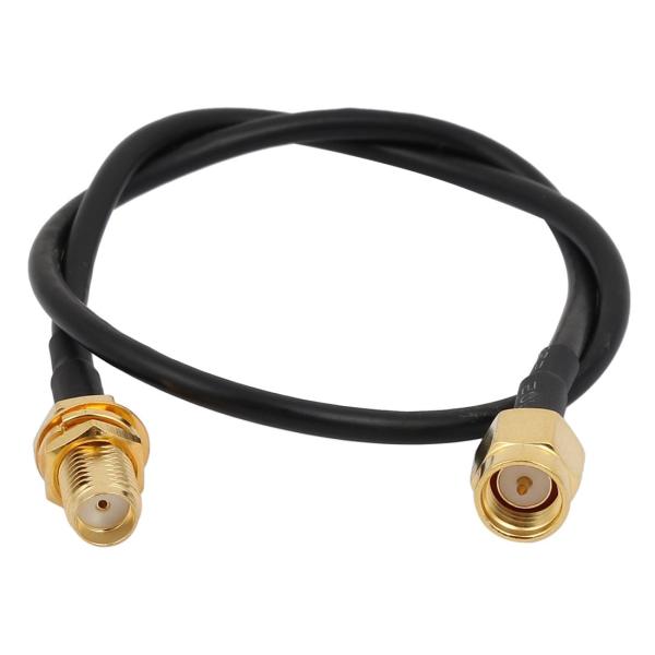 【本商品は海外出荷】お届けは通常20-30日を頂いております。; 材質：金属、電子ワイヤー; 正味重量：10gパッケージ内容：アンテナ延長ケーブル1個入り ; メインカラー：ブラック、ゴールドトーンコネクタタイプ：SMAメス-SMAマレ; ...