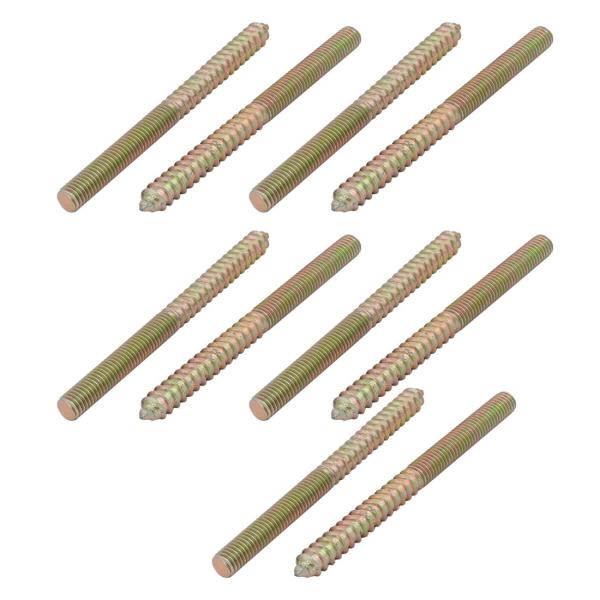 【本商品は海外出荷】お届けは通常20-30日を頂いております。製品名: ハンガーボルト;パッケージ内容: 10個 x ハンガーボルトメインカラー: 真鍮トーン;材質: 炭素鋼スレッド直径.: M8;全長: 100mmウッドねじスレッド長さ:...