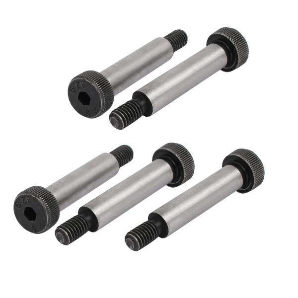 【本商品は海外出荷】お届けは通常20-30日を頂いております。製品名：ショルダーボルト; パッケージ内容：ショルダーボルト5個入りメインカラー：シルバートーン、ブラック; 材質：40Cr合金鋼; 仕上げ：黒酸化物; 重量: 100g硬度：H...