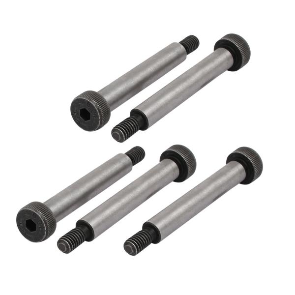 【本商品は海外出荷】お届けは通常20-30日を頂いております。製品名：ショルダーボルト; パッケージ内容：ショルダーボルト5個入りメインカラー：シルバートーン、ブラック; 材質：40Cr合金鋼; 仕上げ：黒酸化物; 重量: 131g硬度：H...