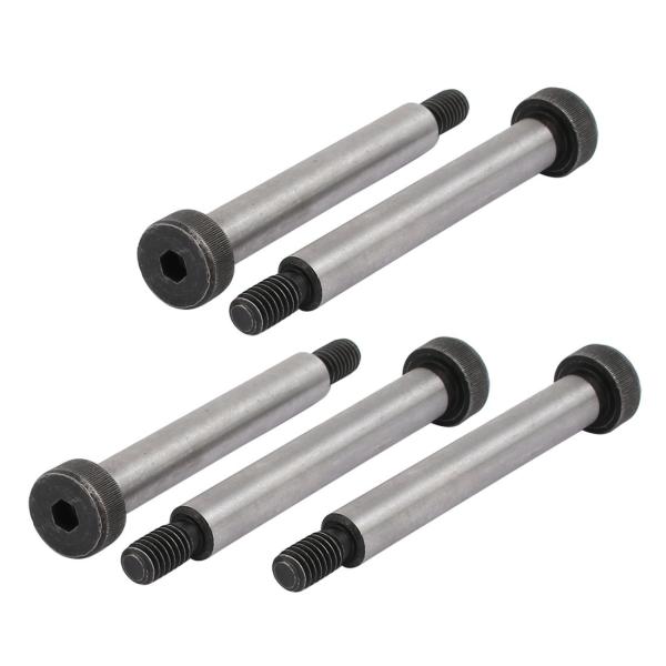 【本商品は海外出荷】お届けは通常20-30日を頂いております。製品名：ショルダーボルト; パッケージ内容：ショルダーボルト5個入りメインカラー：シルバートーン、ブラック; 材質：40Cr合金鋼; 仕上げ：黒酸化物; 重量: 140g硬度：H...