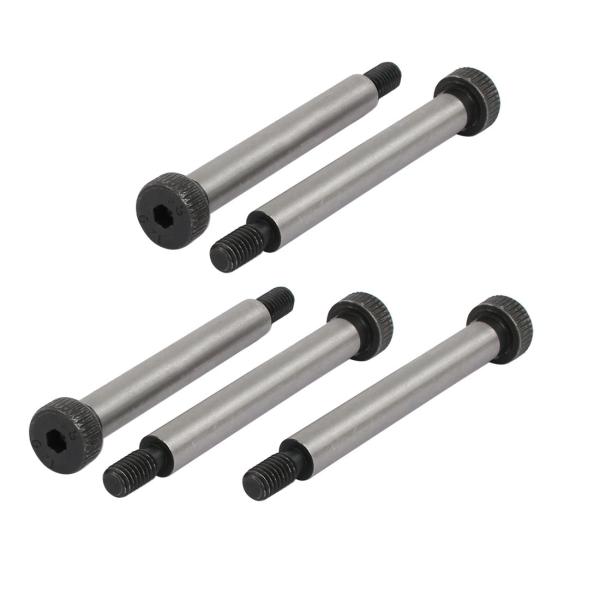 【本商品は海外出荷】お届けは通常20-30日を頂いております。製品名：ショルダーボルト; パッケージ内容：ショルダーボルト5個入りメインカラー：シルバートーン、ブラック; 材質：40Cr合金鋼; 仕上げ：黒酸化物; 重量: 151g硬度：H...