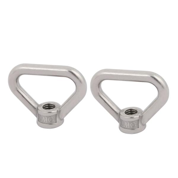 【本商品は海外出荷】お届けは通常20-30日を頂いております。メス系サイズ: M10リング内径: 39.5mm / 1.56"; 全体の高さ: 43mm / 1.69"304ステンレス鋼製、防錆、耐食性、耐久性アイテムを固定または持ち上げる...
