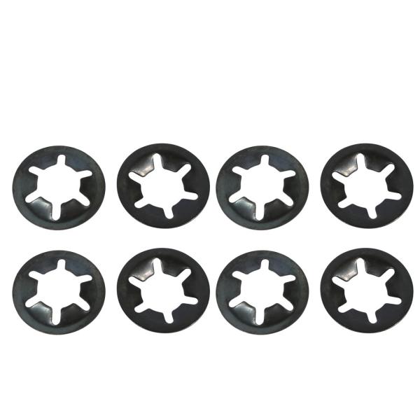 【本商品は海外出荷】お届けは通常20-30日を頂いております。製品名：スターロックワッシャー; パッケージ内容：スターロックワッシャー8個入りメインカラー：ブラック; 材質：金属重量：4g; ファスナータイプ：内部歯ワッシャー外径：16mm...