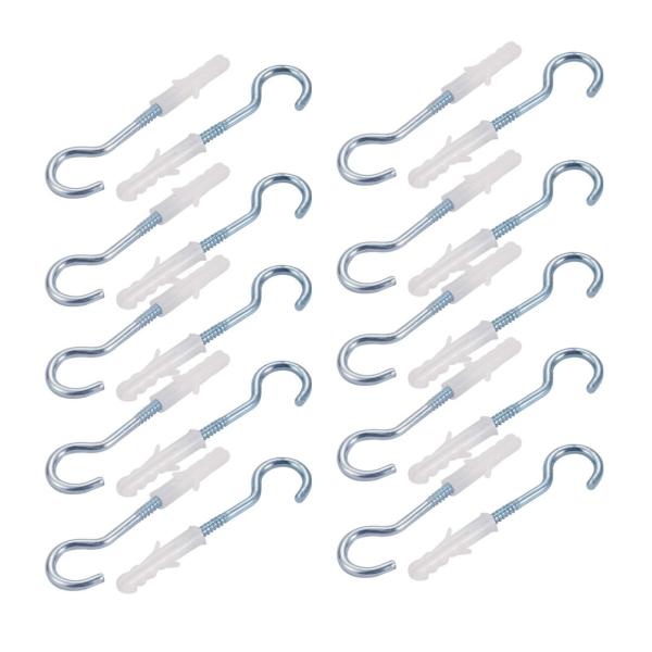 【本商品は海外出荷】お届けは通常20-30日を頂いております。口開き幅：12mm; アイ内径：14 mm; ねじ径：M4ネジの長さ：18mm; ねじフックアイサイズ：55 x 20 x 3mm（L * W * T）。 アンカーサイズ：30 ...