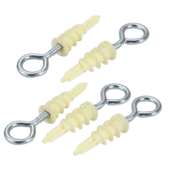 【本商品は海外出荷】お届けは通常20-30日を頂いております。製品名：自己掘削ドライウォールアンカーパッケージ内容：自己掘削ドライウォールアンカー5個入り、スクリューアイ5個入りメインカラー：ベージュ、シルバートーン、 材質：ナイロン、Q2...