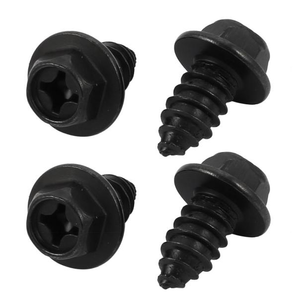 【本商品は海外出荷】お届けは通常20-30日を頂いております。商品名: フランジブルト; 包装内容: フランジブルト4個 入り; 主な色: ブラック素材：アイロン; 正味重量:34gスレッド直径.: M8; スレッド長さ: 20mmヘッドサ...