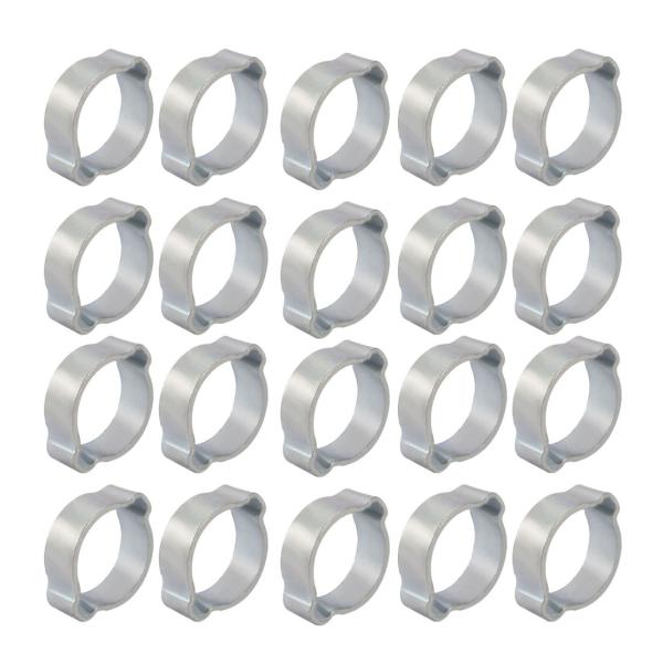 【本商品は海外出荷】お届けは通常20-30日を頂いております。メインカラー：シルバーブルー; 素材：アイロンパッケージ内容：2-耳クランプ20個入り; 製品名：2-耳クランプ重量：93g; 寸法： 25 x 20 x 7.5mm（L * W...