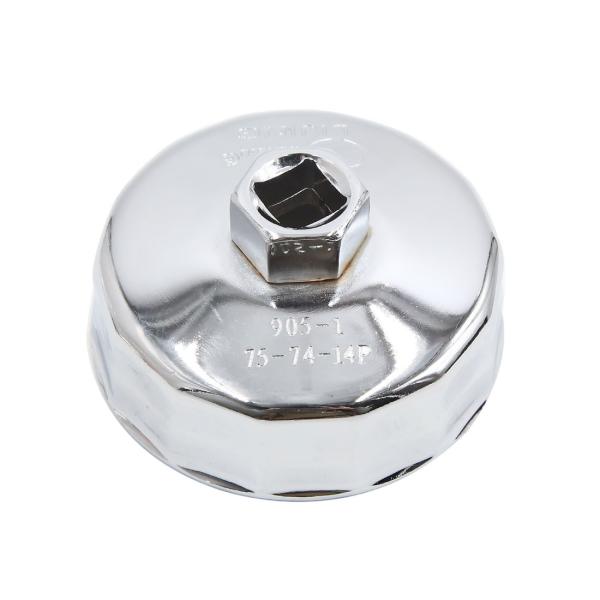 【本商品は海外出荷】お届けは通常20-30日を頂いております。製品名： オイルフィルターレンチ; 材質： スチールパッケージコンテンツ： 1 x オイルフィルターレンチ; シェルカラー： シルバートーン寸法： 45 x 80mm内径: 76...