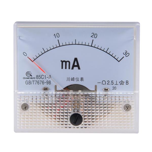 【本商品は海外出荷】お届けは通常20-30日を頂いております。[主なパラメータ] - モデル：85C1；測定範囲：0-30mA、クラスの精度： 2.5[素材] - 透明なプラスチックシェルは、スケールをすばやく読み取るのに便利です。[サイズ...