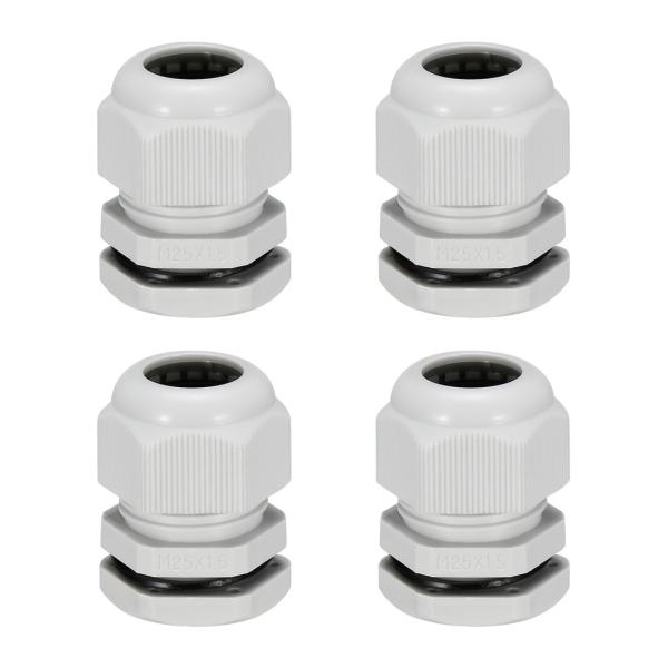 【本商品は海外出荷】お届けは通常20-30日を頂いております。タイプ：M25x1.5 ; フィットケーブル直径：9mm-17mmねじ径：25mm;ねじ長さ：11mm ;正味重量：110g ;カラー：ホワイト防水、防塵、抗酸、抗アルコールなど...