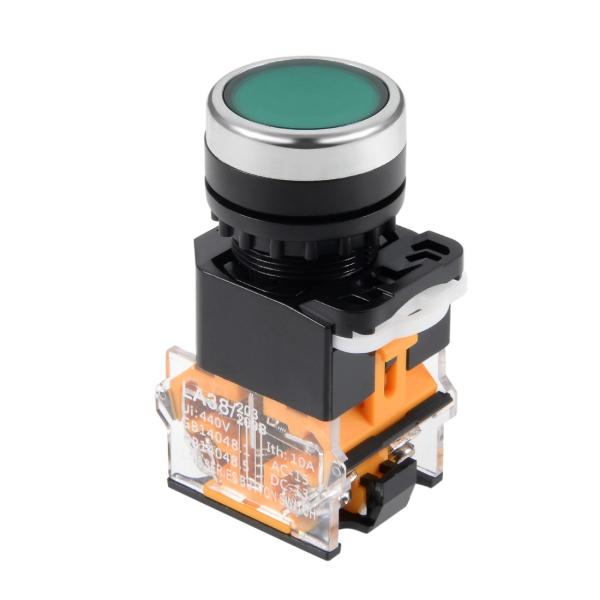 【本商品は海外出荷】お届けは通常20-30日を頂いております。（定格）電圧および電流：380V; Ui：440V; Ith：10A;操作タイプ：瞬間; コンタクトタイプ：DPST 1 NO 1 NCパッケージの内容：プッシュボタンスイッチ1...