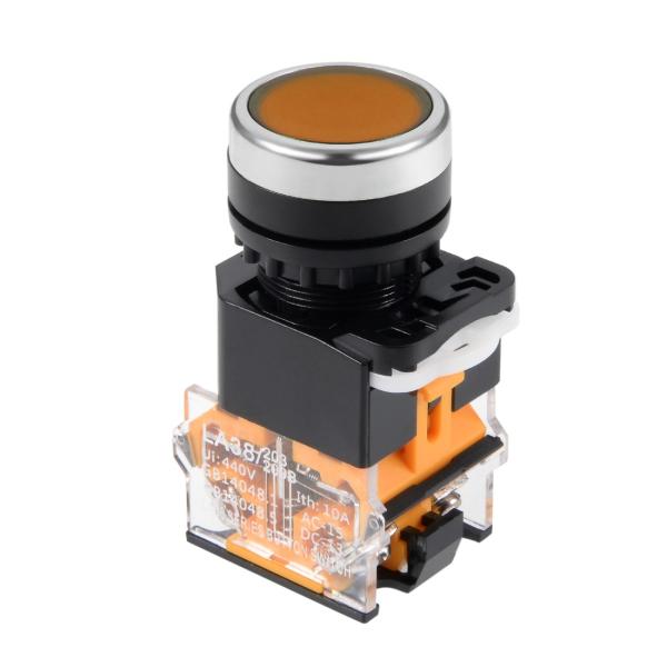 【本商品は海外出荷】お届けは通常20-30日を頂いております。（定格）電圧および電流：380V; Ui：440V、Ith：10A、操作タイプ：瞬間; コンタクトタイプ：DPST 1 NO 1 NCパッケージの内容：プッシュボタンスイッチ1個...