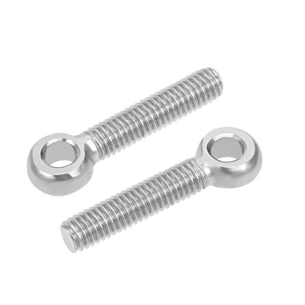 【本商品は海外出荷】お届けは通常20-30日を頂いております。メインカラー：シルバートーン; 材質：304ステンレススチール; パッケージ内容：アイボルト5個入り製品名：アイボルト; 重さ：35g寸法：M6×30mm; スレッドサイズ：24...