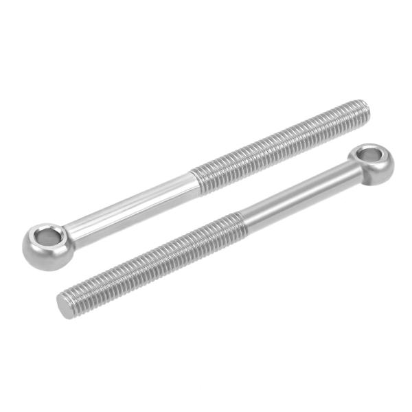 【本商品は海外出荷】お届けは通常20-30日を頂いております。メインカラー：シルバートーン; 材質：304ステンレススチール; パッケージ内容：アイボルト4個入り製品名：アイボルト; 重さ：134g寸法：M8×100mm。 スレッドサイズ：...