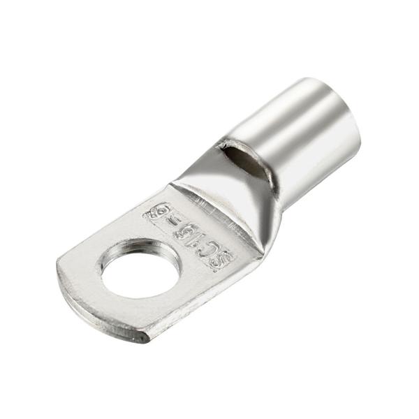 【本商品は海外出荷】お届けは通常20-30日を頂いております。; 材質：銅正味重量：46g; パッケージ内容：非絶縁U端子10個入りモデル：SC16-6;メインカラー：シルバートーン;ボルト口径：6.5mm（D）;全体サイズ： 28.6 x...