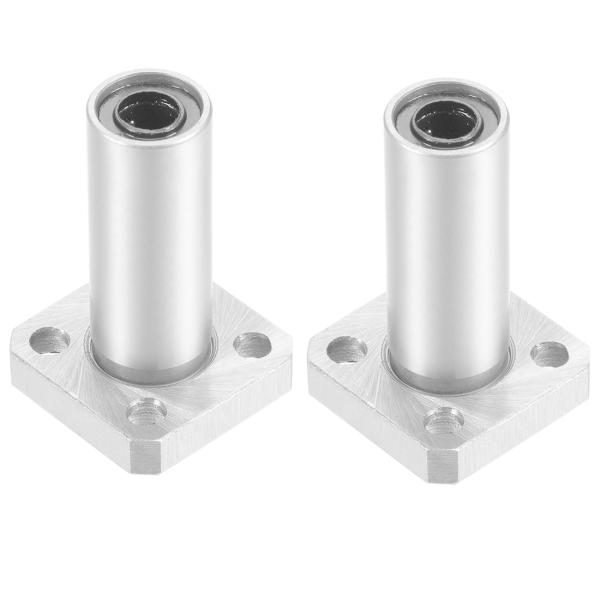 【本商品は海外出荷】お届けは通常20-30日を頂いております。モデル：LMK6UU (公称シャフト直径(dr): 6 mm, 外径(D): 12 mm, 全長(L): 35 mm)スクエアフランジ リニアモーションボールベアリングブッシング...
