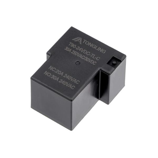 【本商品は海外出荷】お届けは通常20-30日を頂いております。製品名：PCB電磁パワーリレー；モデル: T90-24VDC-TL-Cコイル電圧 : DC 24V;接触容量 :20A 240VAC /30A 240VAC 30A 250VAC...