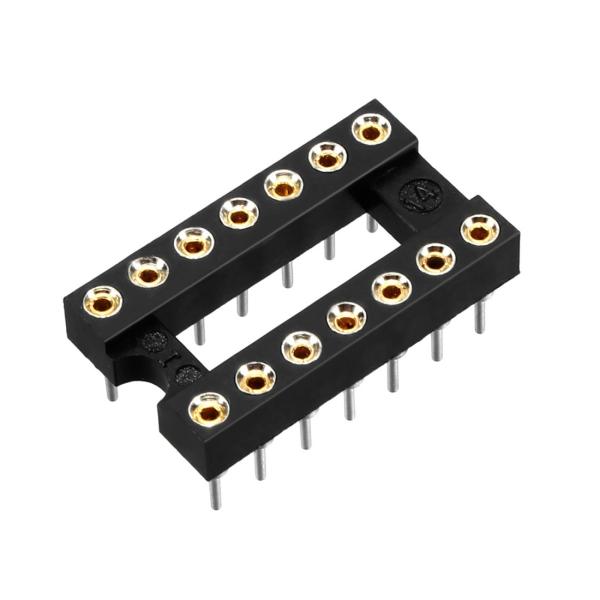 【本商品は海外出荷】お届けは通常20-30日を頂いております。製品名：DIP ICソケットピッチ：2.54mm; 列間距離（約）：7.6mm; ピン数：14各サイズ（約）：18 x 10 x 7.5mm（L * W * H）。 材質：プラス...