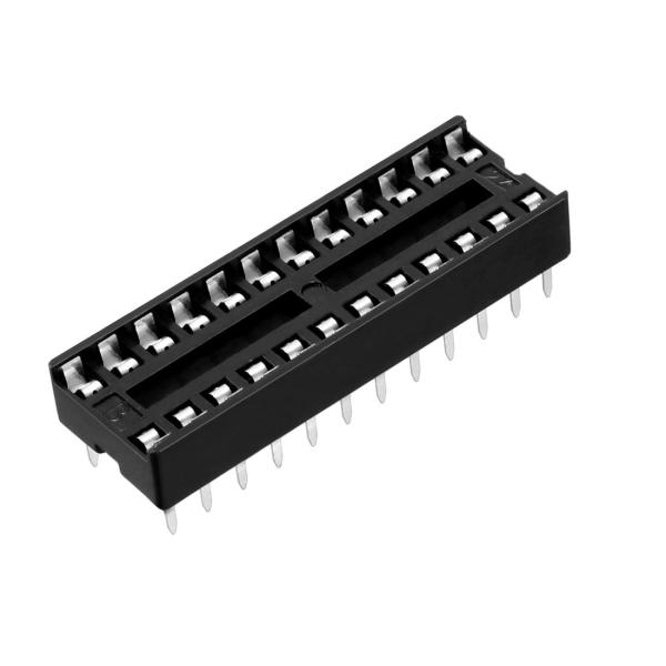 【本商品は海外出荷】お届けは通常20-30日を頂いております。製品名：DIP ICソケットピッチ：2.54mm; 行間距離（約）：7.62mm; ピン数：24各サイズ（約）：30.5x 18 x 8mm（L * W * H）。 材質：プラス...